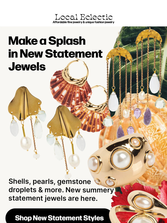Local Eclectic: Make a splash in new statement jewels | Milled