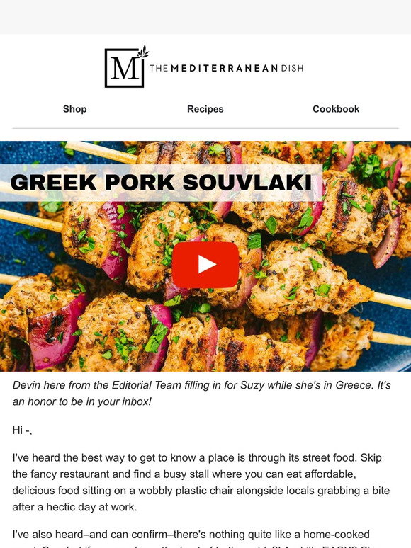The Mediterranean Dish: 4 Easy Street Food Recipes! | Milled