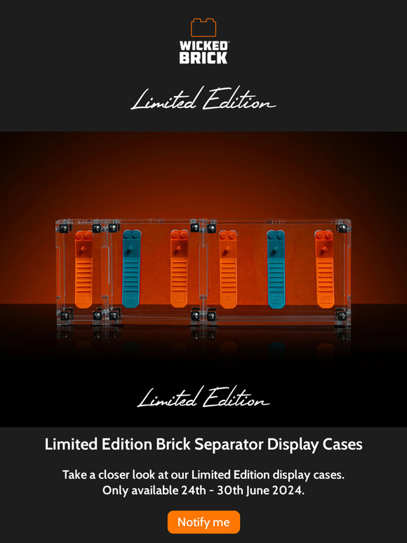 Wicked Brick: Take a closer look at our Limited Edition Brick Separator ...