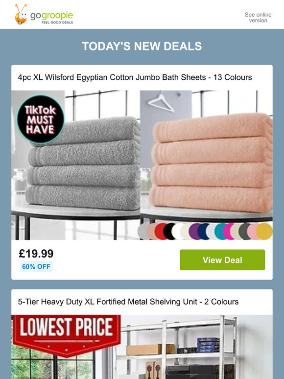 Go Groopie: 🎁 Thanks for signing up, here are your PRICE DROPS! | Milled