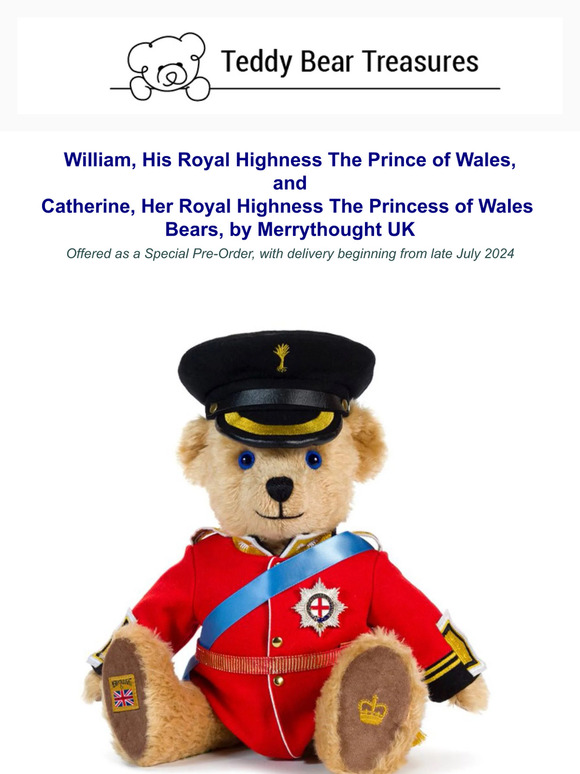 Teddy Bear Treasures: Introducing William and Catherine, The Prince and ...