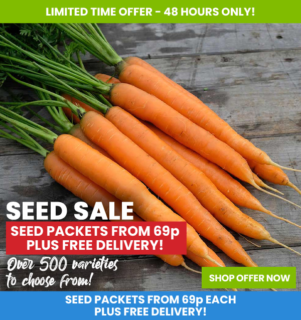 Suttons Seeds: SEED PACKETS from 69p EACH + FREE DELIVERY! | Milled