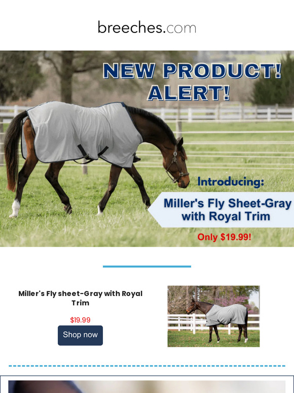 Breeches: Fly Sheets for ONLY $19.99? 🪰 Shop the NEW Miller's Fly Sheet ...
