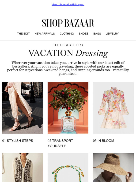 Harper's Bazaar: The Bestsellers: Vacation Dressing | Milled