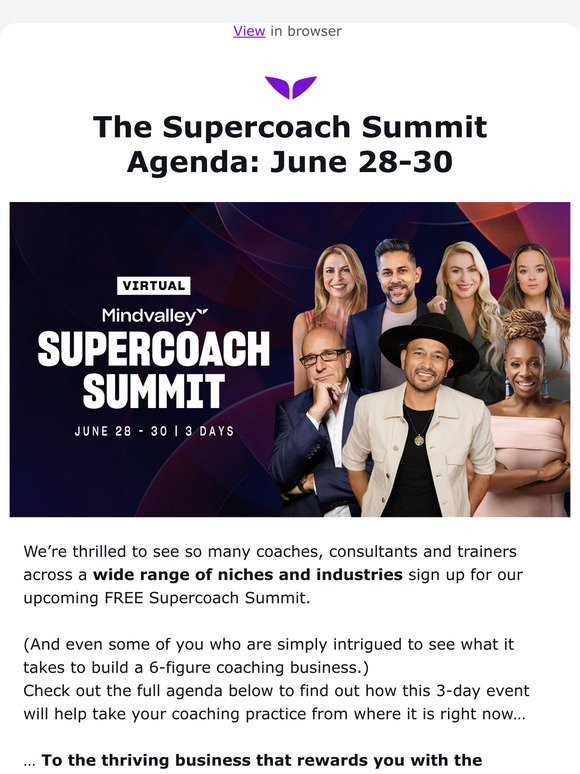 Mindvalley: What you’ll learn at our 3-day Summit for coaches | Milled