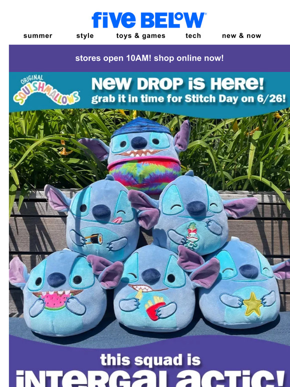 Five Below: Disney Stitch Squad has crash-landed 🛸💙 | Milled