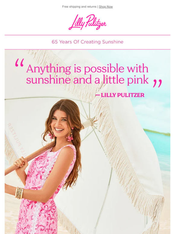 Lilly Pulitzer: Celebrate National Pink Day with this NEW Print! | Milled