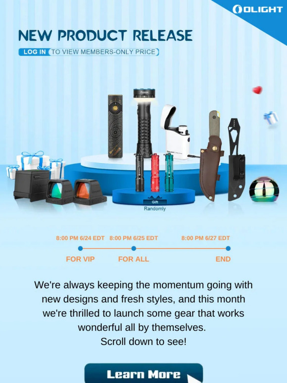 Olight: NEW Release | A First Look At Our New Lights | Milled