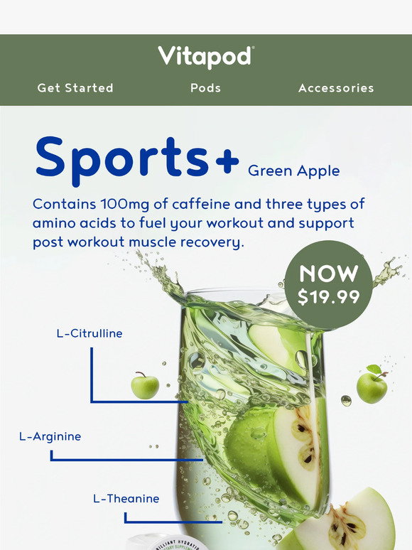 Vitapod: Fuel Your Workout & Speed Up Your Recovery | Milled