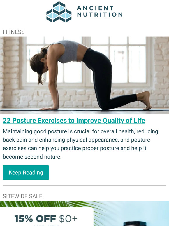 Dr. Axe: 22 Posture Exercises to Improve Quality of Life | Milled