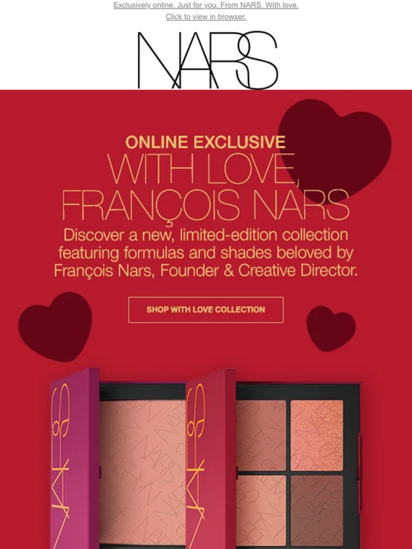 NARS Email Newsletters: Shop Sales, Discounts, and Coupon Codes