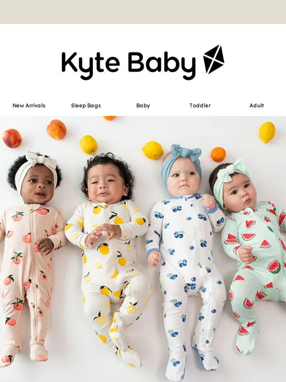Kyte Baby: Fruits Prints for a Hot Summer Day 🫐🍋🍑 | Milled