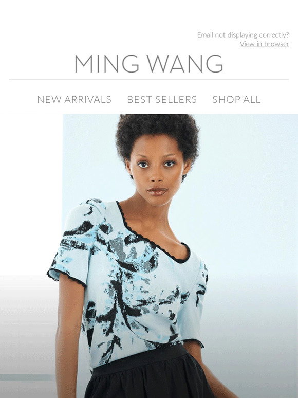 Ming Wang: Last Chance to Save up to 30% | Milled