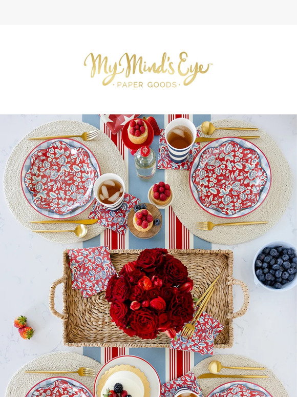 My Mind's Eye: 🇺🇸 🤩 See all these cute July 4th tabletop ideas! | Milled