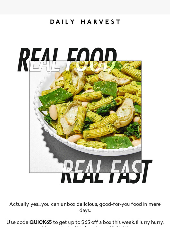 Daily Harvest Email Newsletters: Shop Sales, Discounts, and Coupon Codes