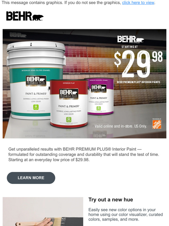 Behr: Premium paint at an everyday low price. | Milled