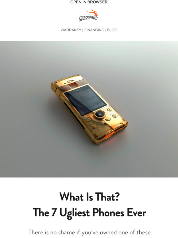 Gazelle: What Is That?—The 7 Ugliest Phones Ever | Milled