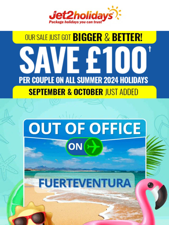 Jet2holidays: Your annual leave has been approved | Milled