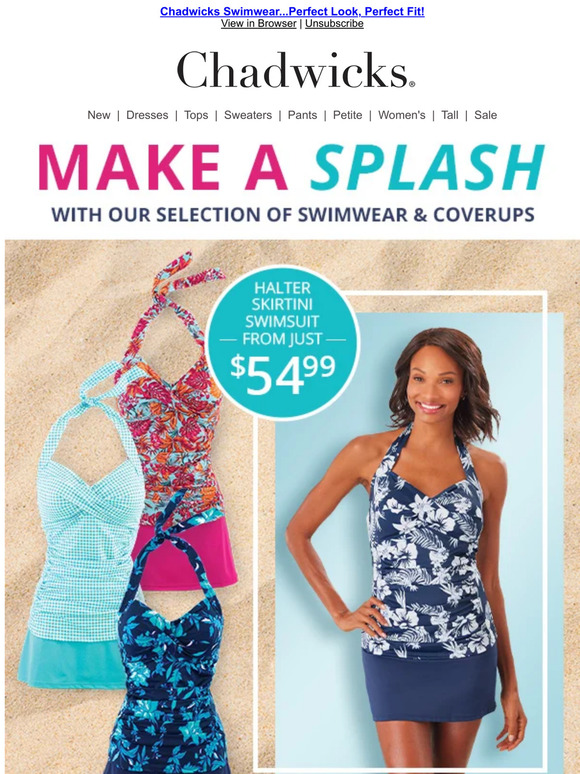 Chadwicks: Swimwear & Coverups ~ Beach Fashions from Chadwicks ~ Shop ...