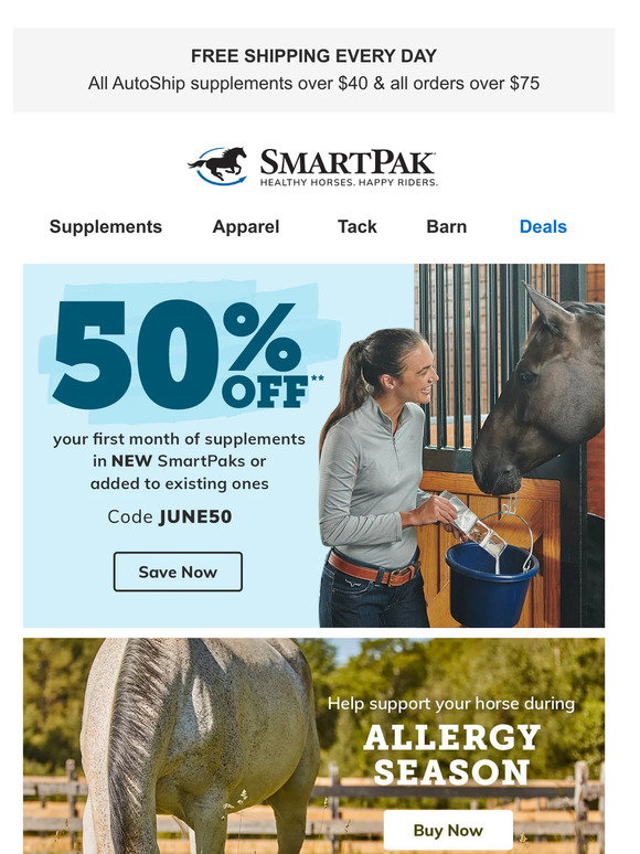 SmartPak Equine: Does Your Horse Have Seasonal Allergies? | Milled