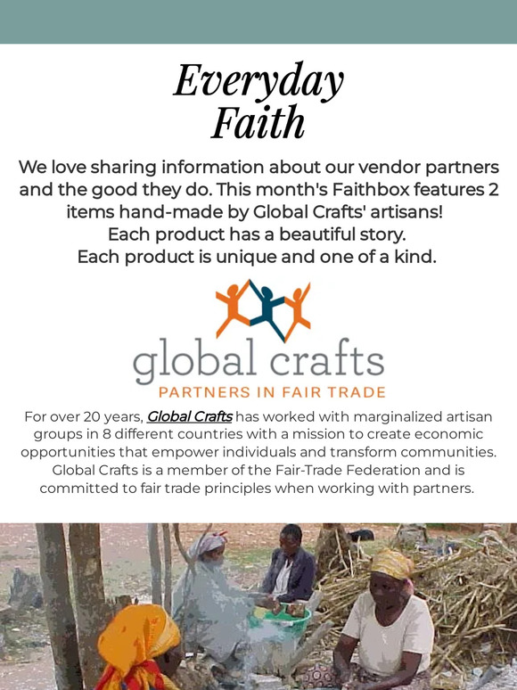 Faithbox: Meet the Global Crafts Artisans | Milled
