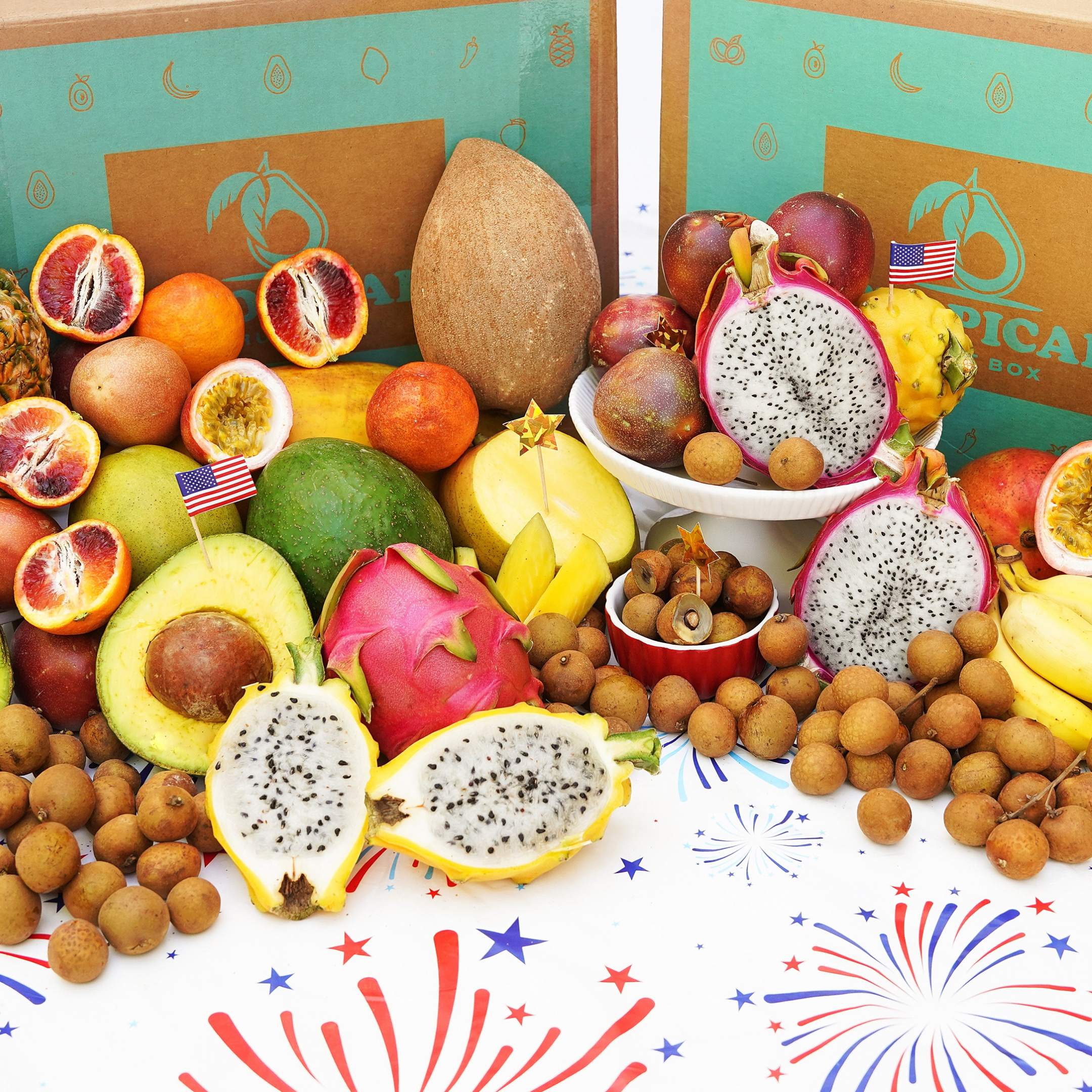 Tropical Fruit Box: 🎆 Firework-worthy Fruits 🎆 | Milled