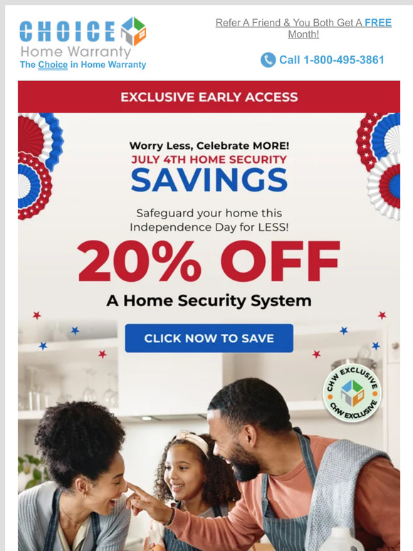 Choice Home Warranty: You’ve Earned This Early Deal, Friend 🎊 | Milled