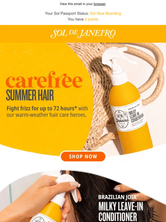 Sol de Janeiro Email Newsletters: Shop Sales, Discounts, and Coupon Codes