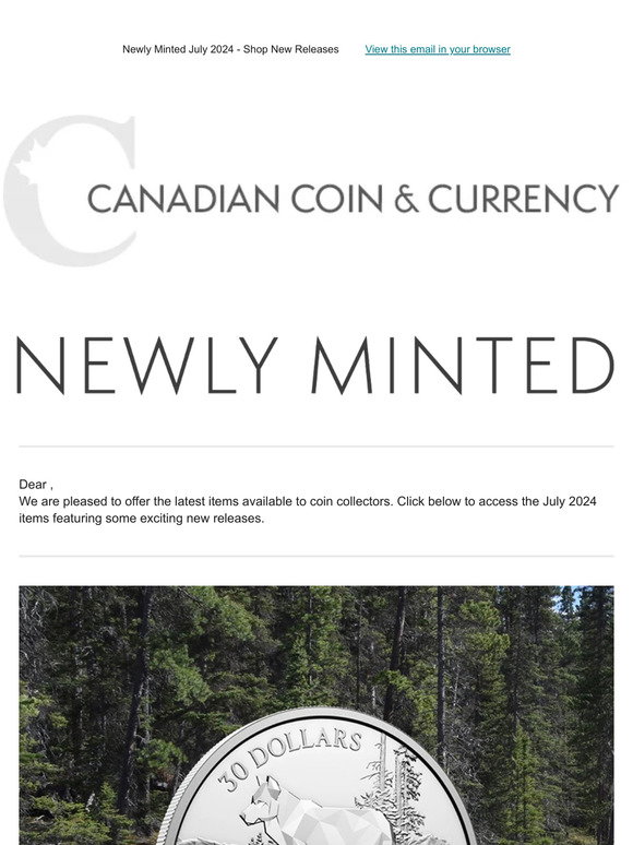 Canadian Coin & Currency: Newly Minted July 2024 | Milled