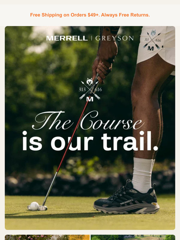 Merrell: NEW: Merrell | Greyson Golf | Milled