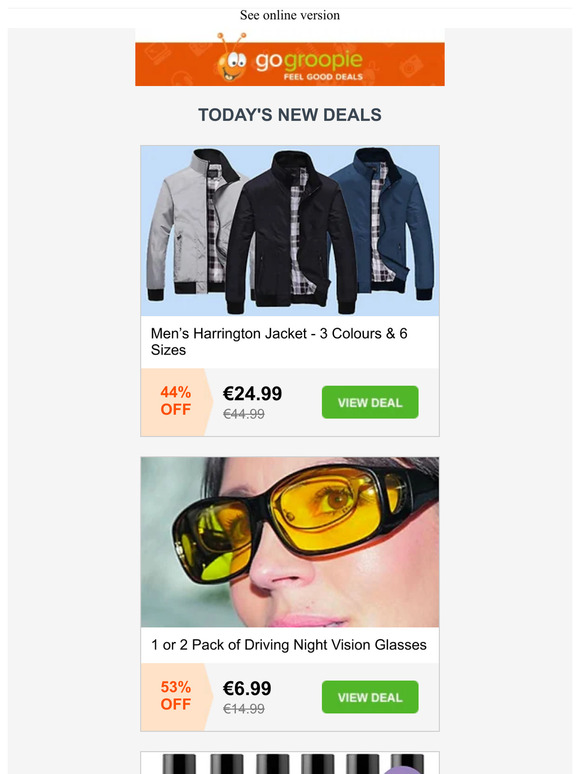 Go Groopie: NOW €24.99! Harrington Jacket | Rollerball Essential Oils € ...