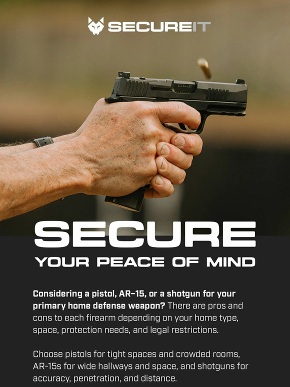 SecureIt Gun Storage: Expert advice on home defense 🏠 | Milled