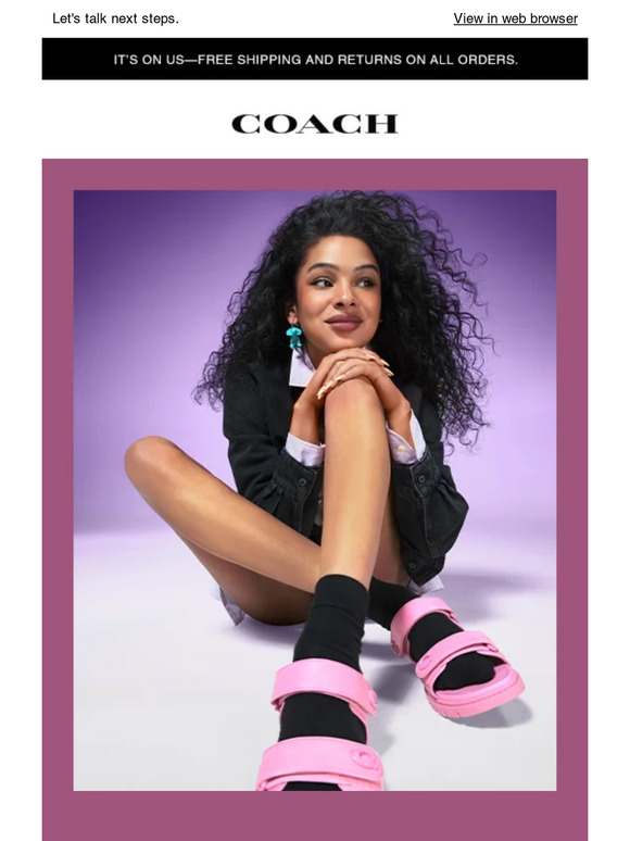 Coach: Introducing tie-dye slides, Mary Janes, metallics and more. | Milled