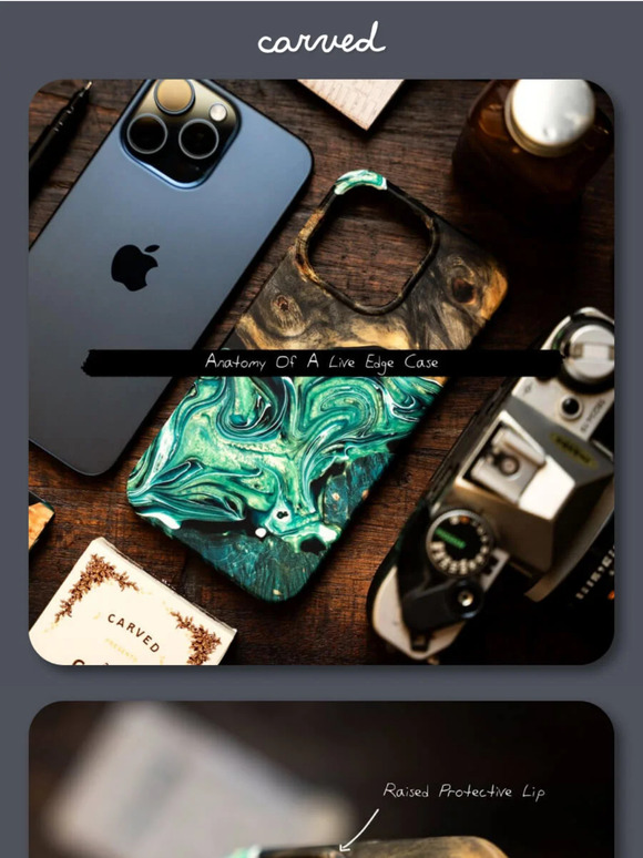 Carved: Anatomy of a Live Edge Case | Milled