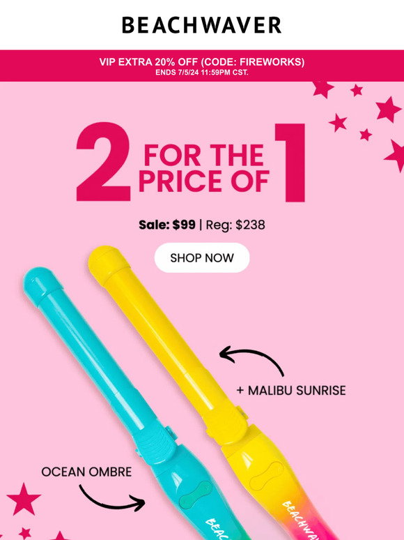 Beachwaver 2 For 99