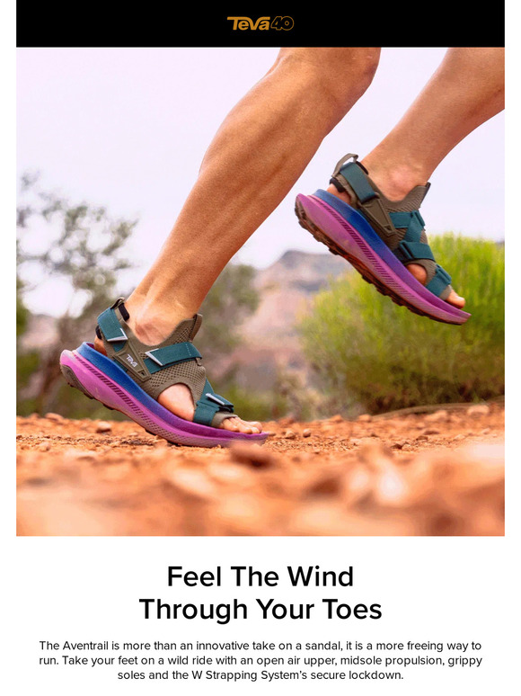Teva: Meet Aventrail: The All-New Trail Running Sandal | Milled