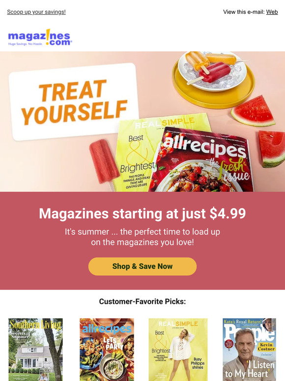 Magazines: Magazines at prices you have to see to believe! | Milled