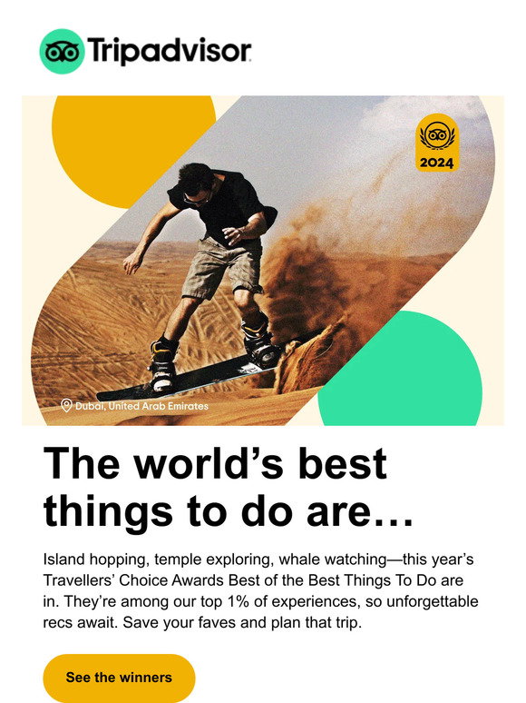 TripAdvisor: The world’s best things to do for 2024 | Milled