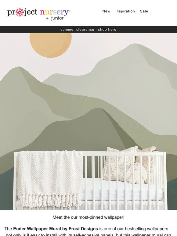 Project Nursery: Can You Guess Our Most-Pinned Wallpaper? 📌 | Milled
