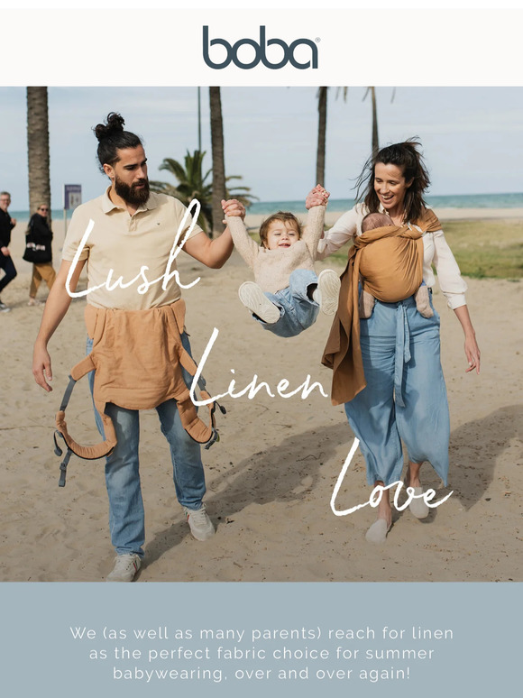 Boba: 💗 Lush Linen Love: Discover Our Boba X and Ring Slings | Milled