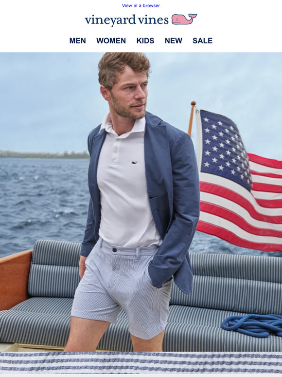Vineyard Vines: Meet Our NEW Performance Seersucker | Milled
