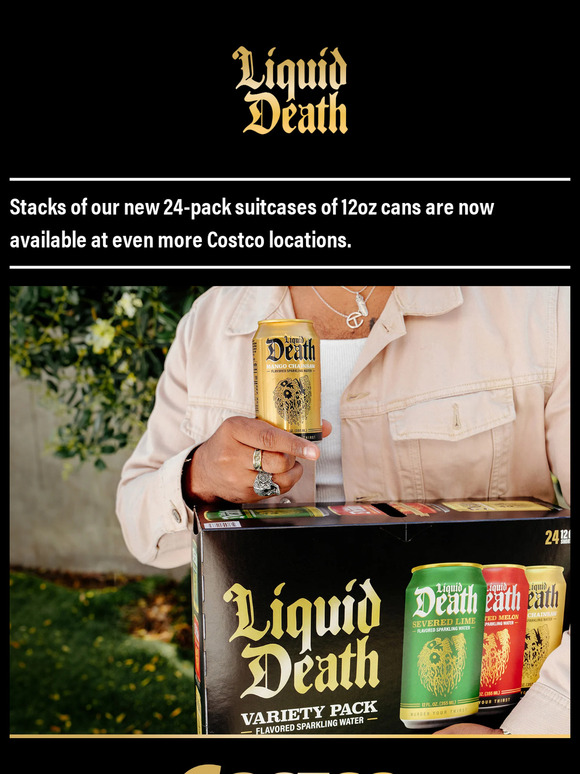 Liquid Death: Liquid Death Costco Expansion | Milled
