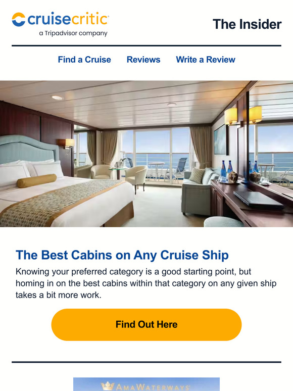 Cruise Critic: Best Cabins on Any Cruise Ship; Clearer Cruise Pricing ...