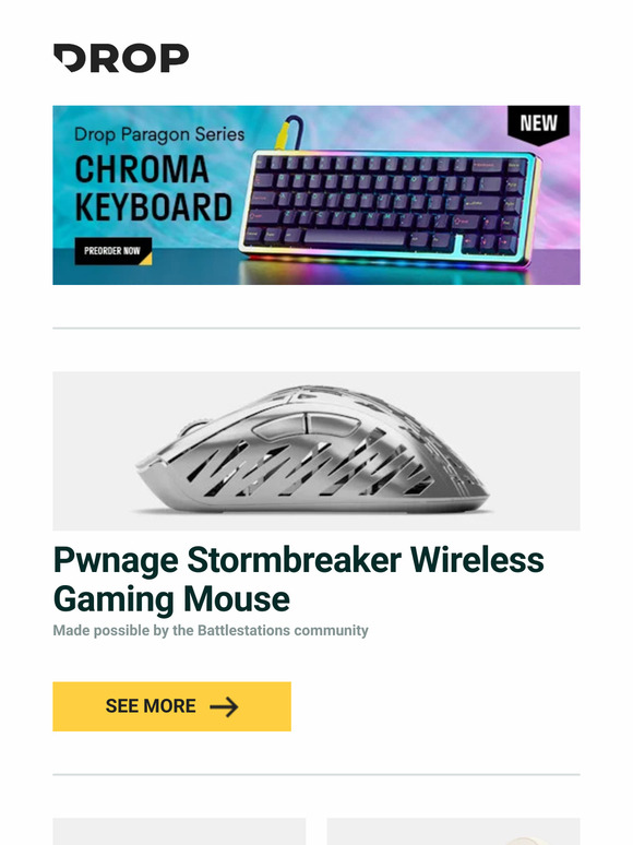 Drop: Introducing the New Drop Paragon Series Chroma Keyboard | Shop ...