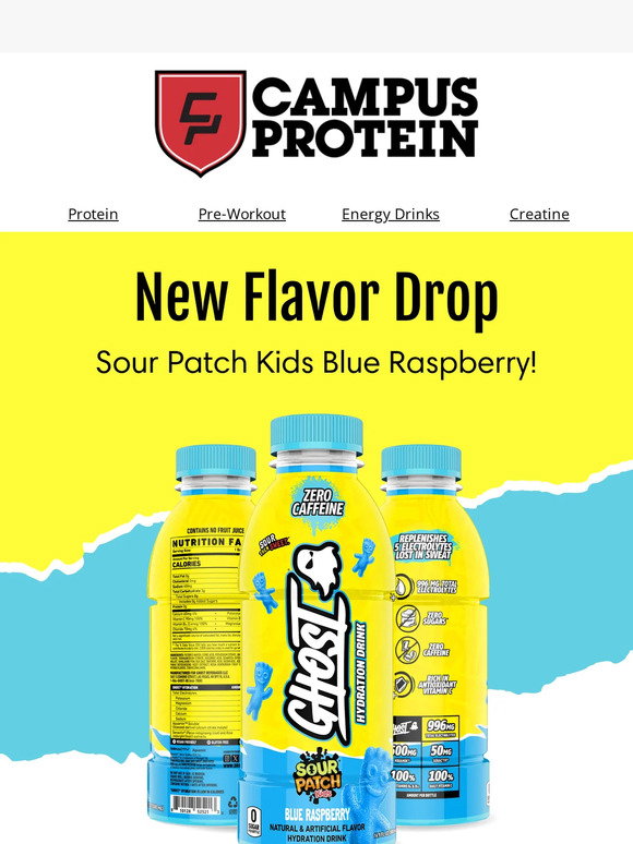 Campus Protein: Taste the Chill - New Sour Patch Kids Blue Raspberry ...