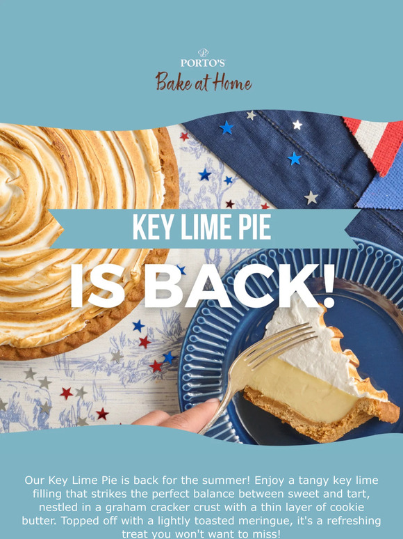 Porto's Bakery: Key Lime Pie is HERE! 🥧 | Milled