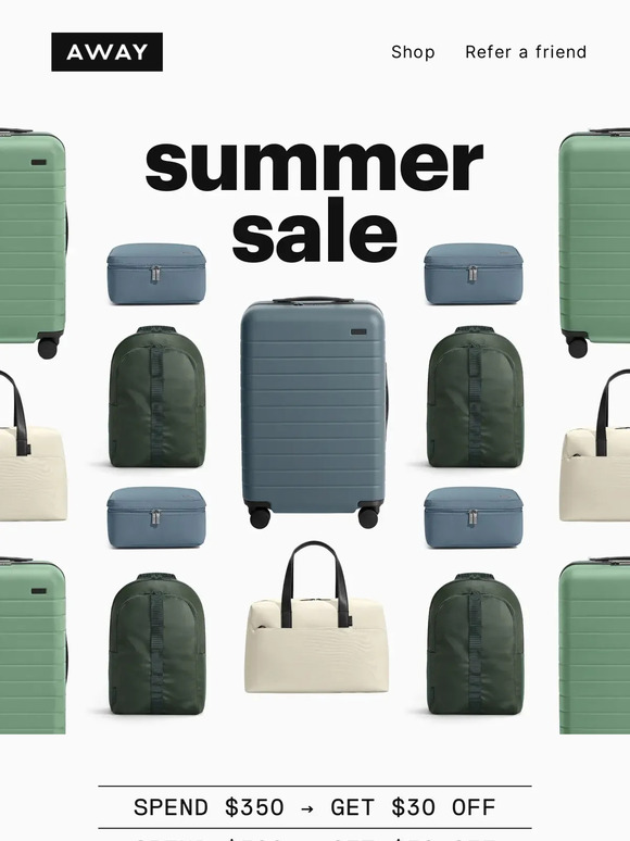 Away Email Newsletters: Shop Sales, Discounts, and Coupon Codes