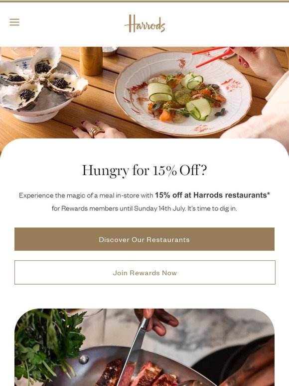 Harrods: Discover the benefits of Harrods Rewards | Milled