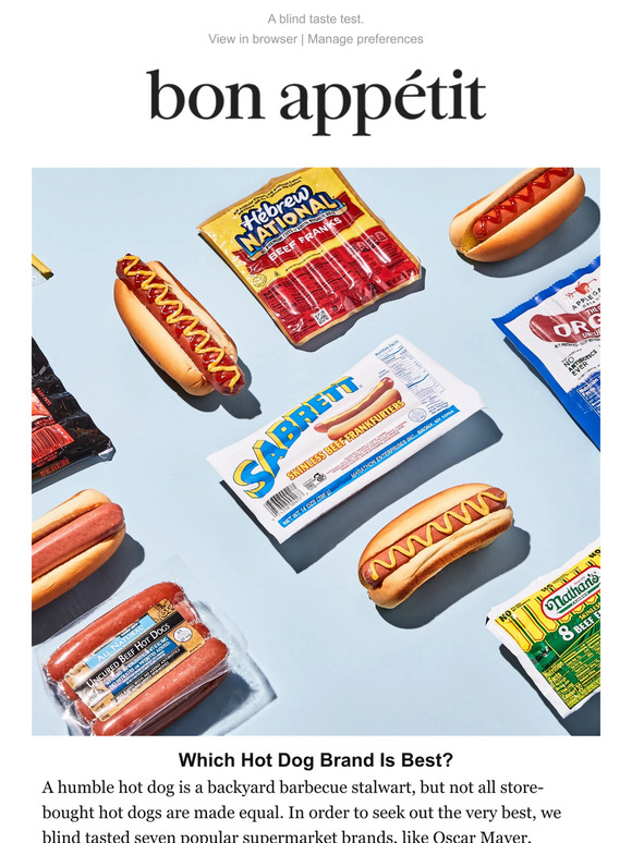 Bon Appétit: Which Hot Dog Brand Is the Best? | Milled