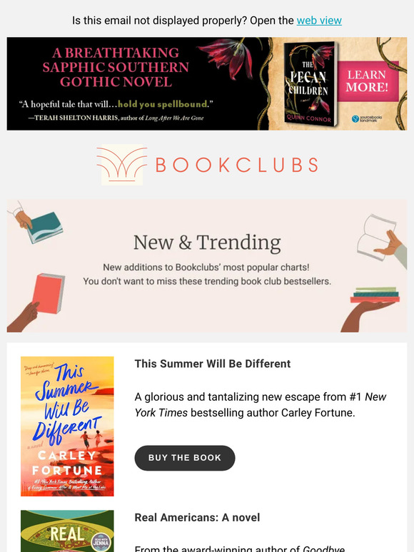 Bookclubs: New & Trending - June's Top Book Club Books 📚 | Milled